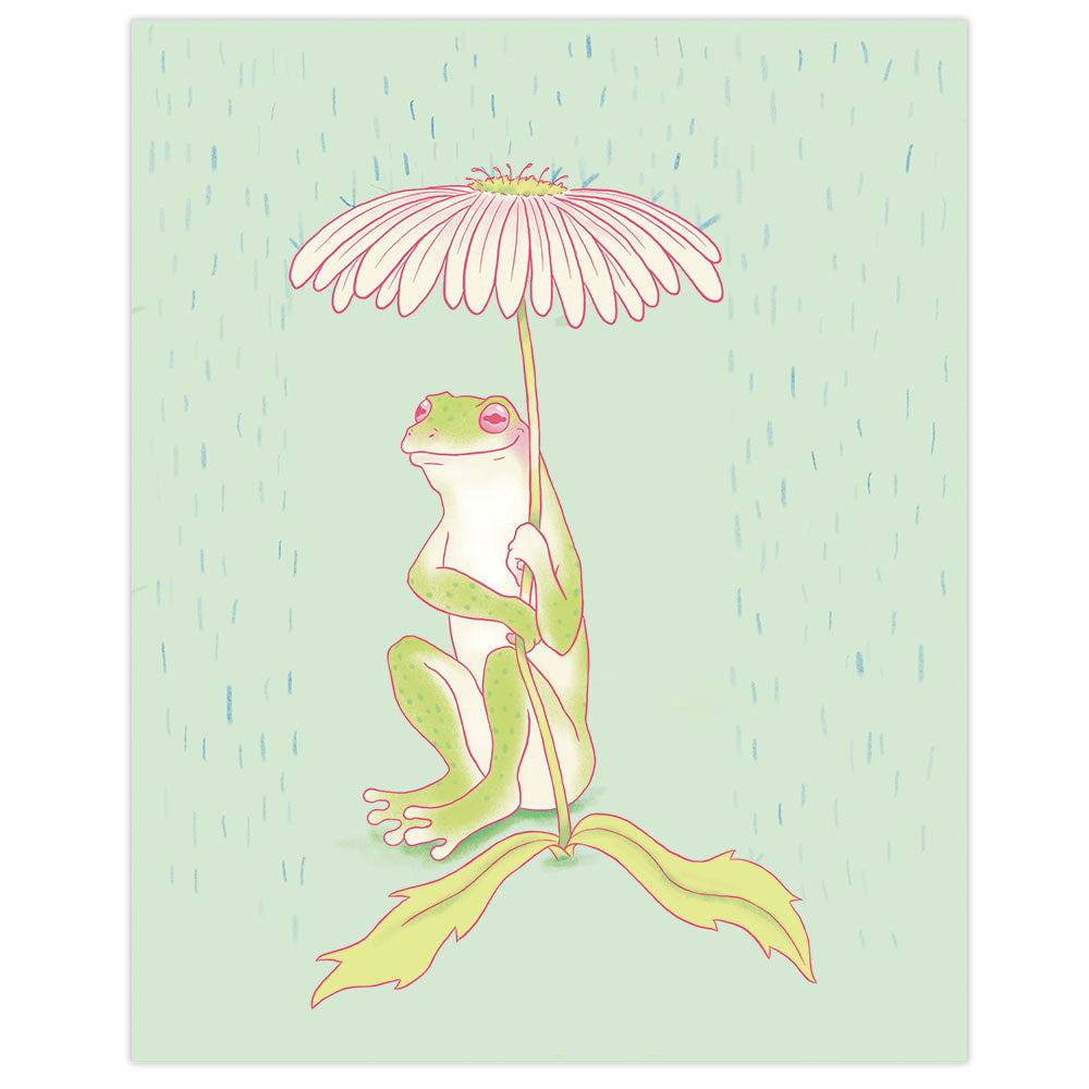 Daisy Frog print – Bee's Knees Industries