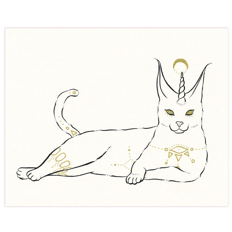 Fantastical Caracal Cat print – Bee's Knees Industries