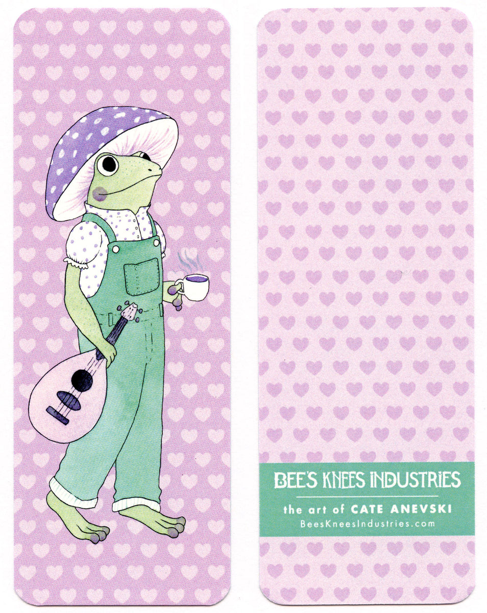 Frog Bard bookmark – Bee's Knees Industries