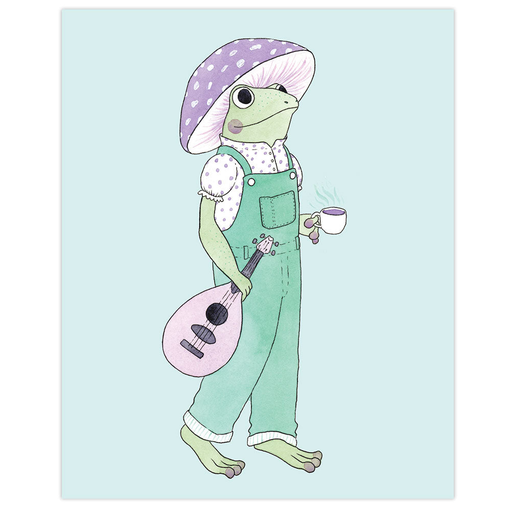 Frog Bard Print – Bee's Knees Industries