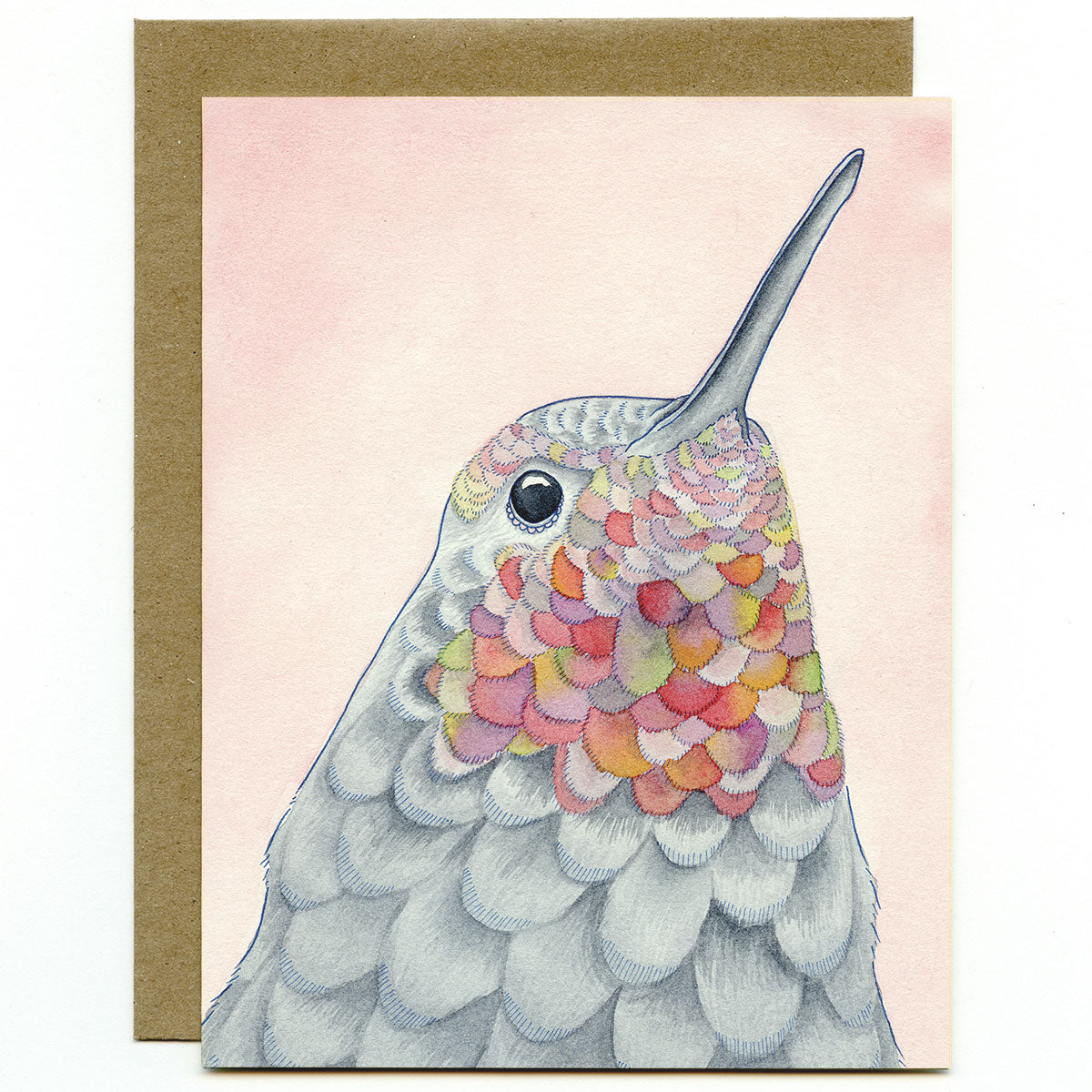Hummingbird greeting card – Bee's Knees Industries