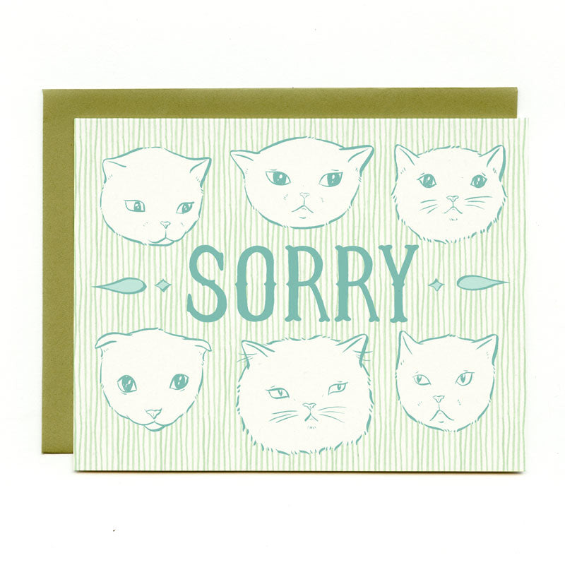 Sorry Cats Sympathy Card – Bee's Knees Industries