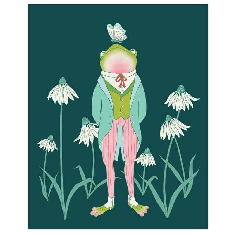 Dapper Frog Print – Bee's Knees Industries