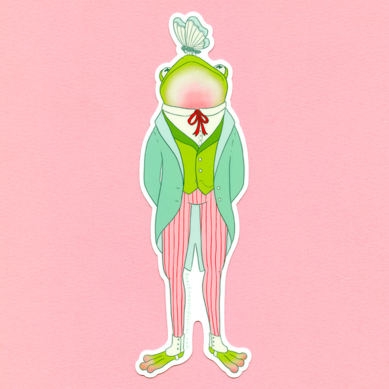 Dapper Frog Sticker – Bee's Knees Industries