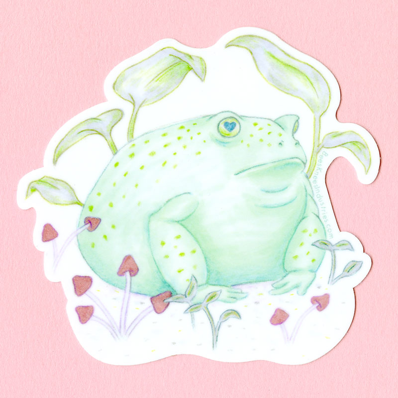 Round Toad Sticker – Bee's Knees Industries