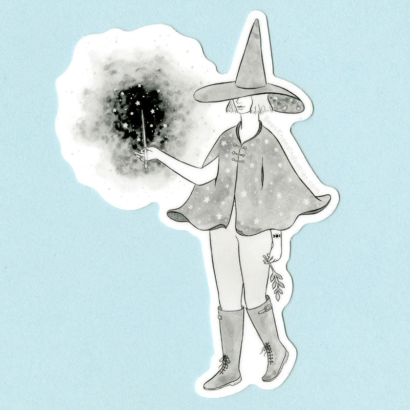 Starry Witch Sticker – Bee's Knees Industries